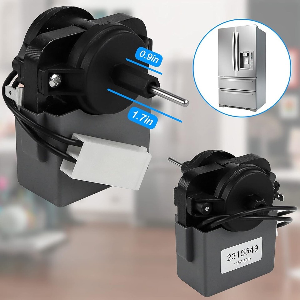 2315549 Refrigerator Evaporator Fan Motor Replaces WP2315549 2220569 ...