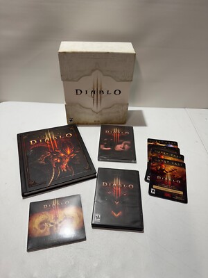 Diablo III 3 Collector’s Edition for PC Game, Book, CD Soundtrack, Keys ...
