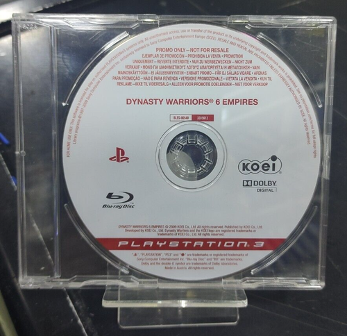 Dynasty Warriors 6 Empires / Promo Disc / Ps3 PAL | eBay