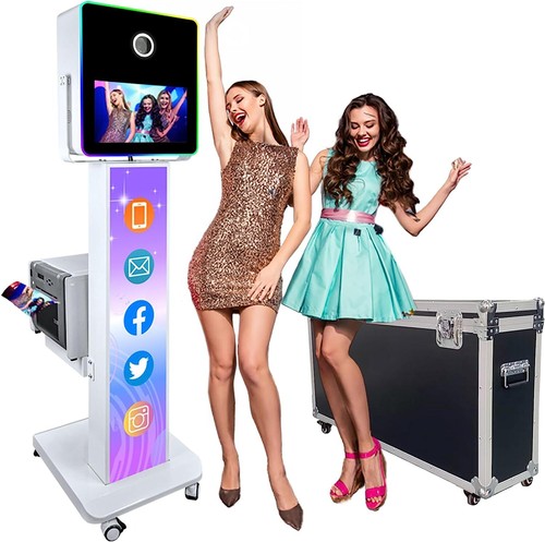Mirror Photo Booth Selfie Machine for Camera,15.6in Touch Screen w ...