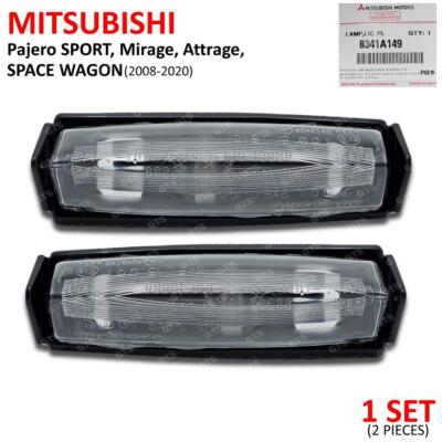 Pair License Plate Lamp 8341A149 For Mitsubishi Pajero Sport Mirage ...