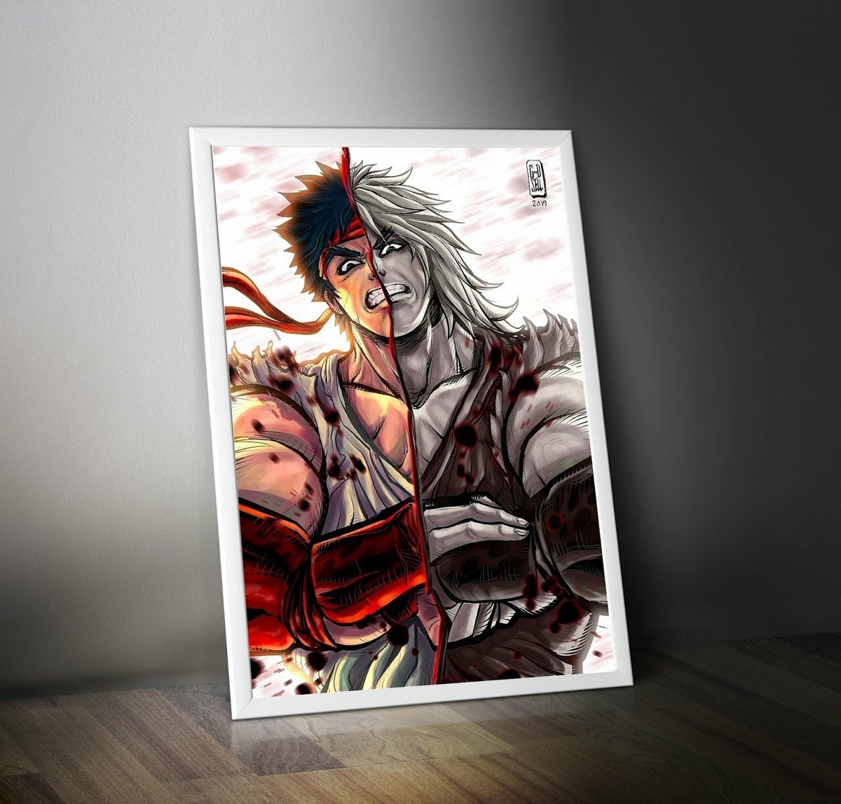 Ryu Vs Ken Drawing