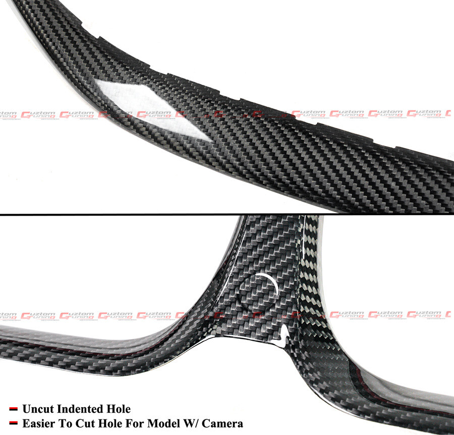 FOR 2019-22 BMW G20 330i M340i REAL CARBON FIBER GRILL GARNISH INSERT ...