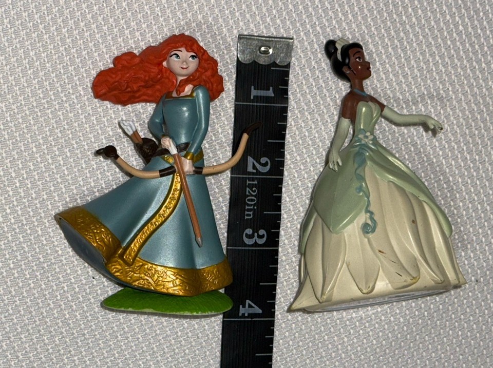 Disney Store Princess Figures Jasmine Ariel Cinderella Snow White ...