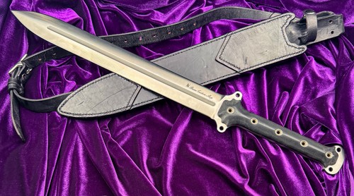 Busse Combat Custom Shop Gladius Knife Satin INFI 0.27" x 15" Blade x ...