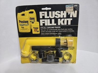 Prestone Products AF-KIT-6 Flush 'N Fill Radiator Cleaner Kit, New ...