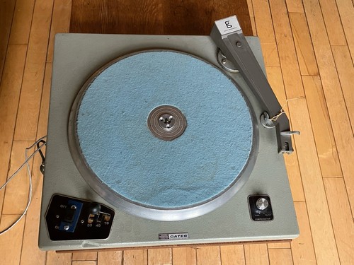 Gates CB-500 16” Broadcast Transcription Turntable W/ Gray 208s Tonearm ...
