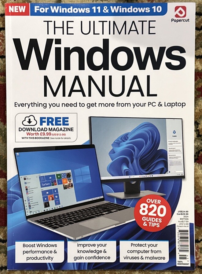 The Ultimate Windows Manual Magazine 2024 Papercut For Windows 11 And ...