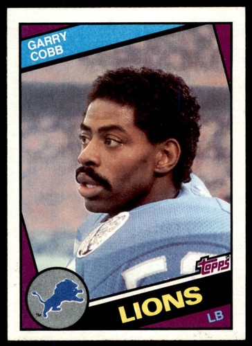 1984 Topps Garry Cobb #252 Detroit Lions Rookie G0wPK6 FREE SHIPPING | eBay