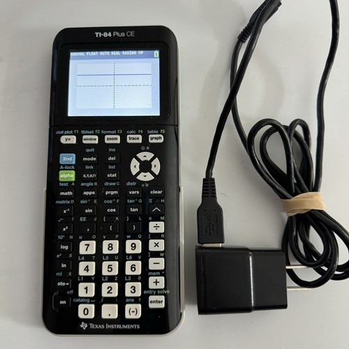 Texas Instruments TI-84 Plus CE Color Graphing Calculator - White And ...