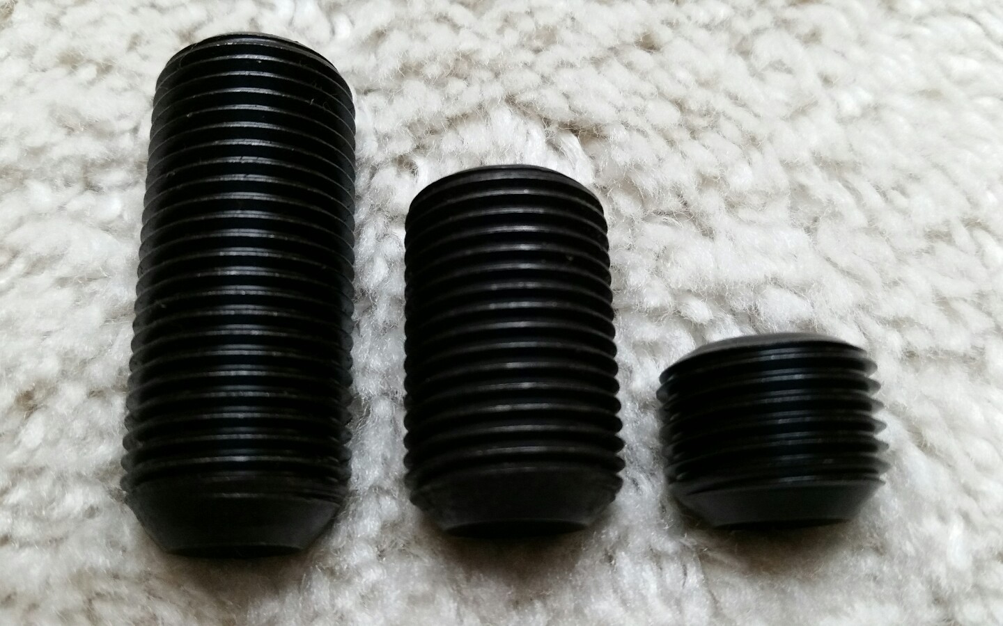 OLD STYLE FINE THREAD Meucci Weight Bolt Set Of (3) 5/8 oz, 1 oz, & 1 1 ...