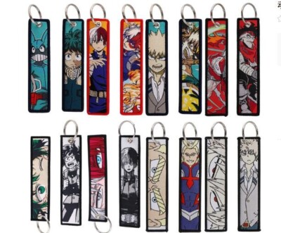 20pcs Anime mix Key Tag Keychain Keychain For Car Keys Backpack Key ...