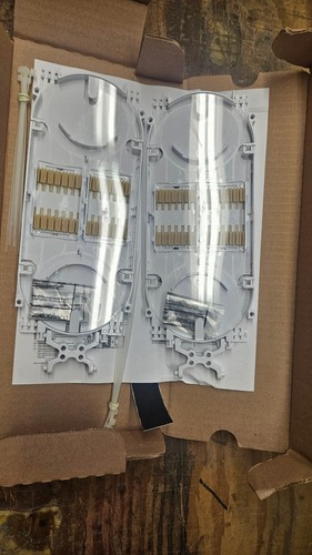 2 pack CommScope FOSC-ACC-A-Tray-24-Kit Fiber Optic Splice Trays for ...