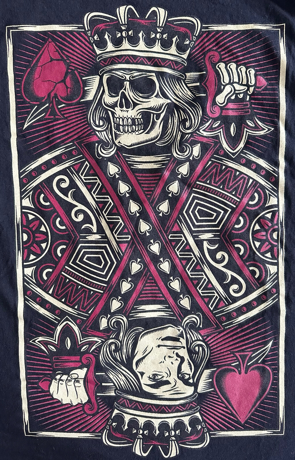 DOM Brand King Of Spades Skeleton King Men's Large Bl… - Gem