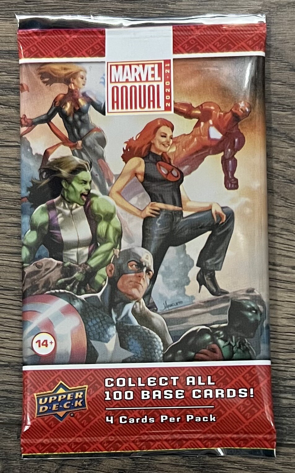 8x Upper Deck 2020-21 Marvel Annual Trading Card Packs 4 Cards Per Pack ...
