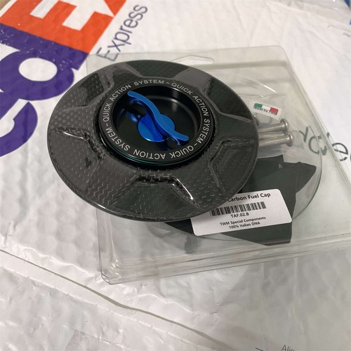 TWM Quick Action Gas Tank Cap Carbon Aprilia RSV4 R RR RF Tuono V4 TAF ...