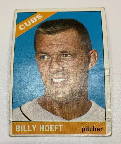 1966 Topps Billy Hoeft # 409 Baseball Card Chicago Cubs | eBay