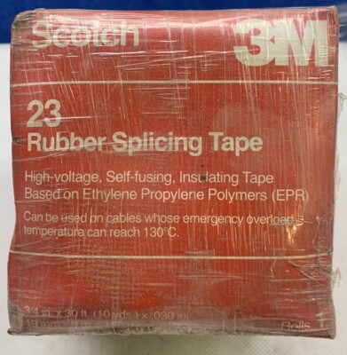 (6) 3M Scotch 23 Rubber Splicing Tape 3/4” x 30 ft. New Free Shipping ...