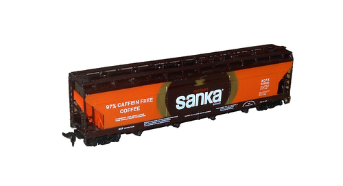 HEY COFFEE LOVERS! TYCO HO SCALE "SANKA" COVERED HOPPER CAR #324561 ...