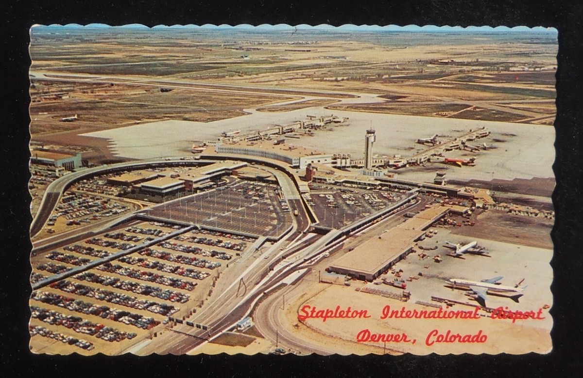 Old Denver Stapleton Airport Map
