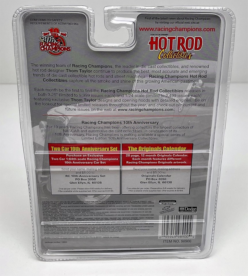 Racing Champions - Hot Rod Collectibles #178 - Blue '33 Willys Coupe ...