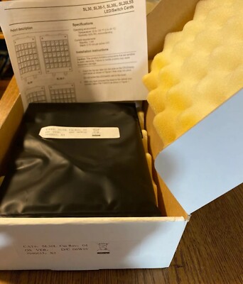 EST EDWARDS SL30L LED/SWITCH CARDS FIRE ALARM POINT ANNUNCIATOR MODULE ...