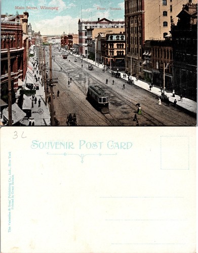 Main Street Winnipeg Postcard | eBay