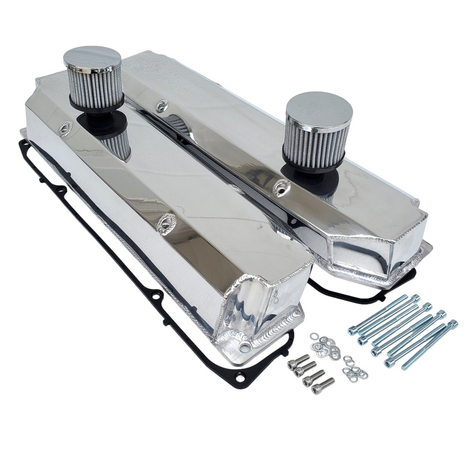 Fits Big Block Dodge Mopar Fabricated Polished Aluminum Valve Covers ...