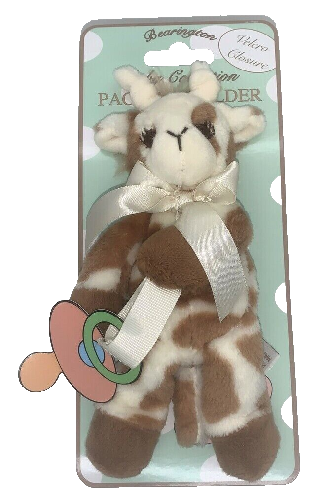 Lil' Patches Giraffe Paci Holder - Bearington Baby Collection New | eBay