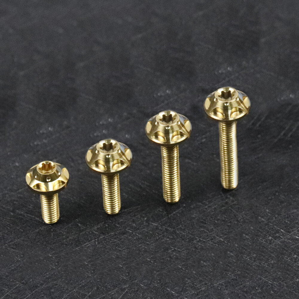 6AL / 4V (TC4)Titanium Screws M5x15/20/25/30mm Inner Torx head Bolts ...