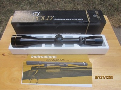 VTG LEUPOLD VARI X IIc 3X9X40 PRIMO RIFLE SCOPE W/BOX & PPRWK, DUPLEX ...