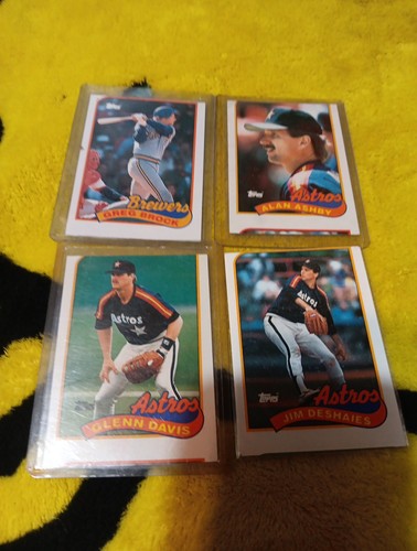 Lot Of"4" 1989 Topps Mis Cut Baseball Cards "RARE" Error Cards | eBay