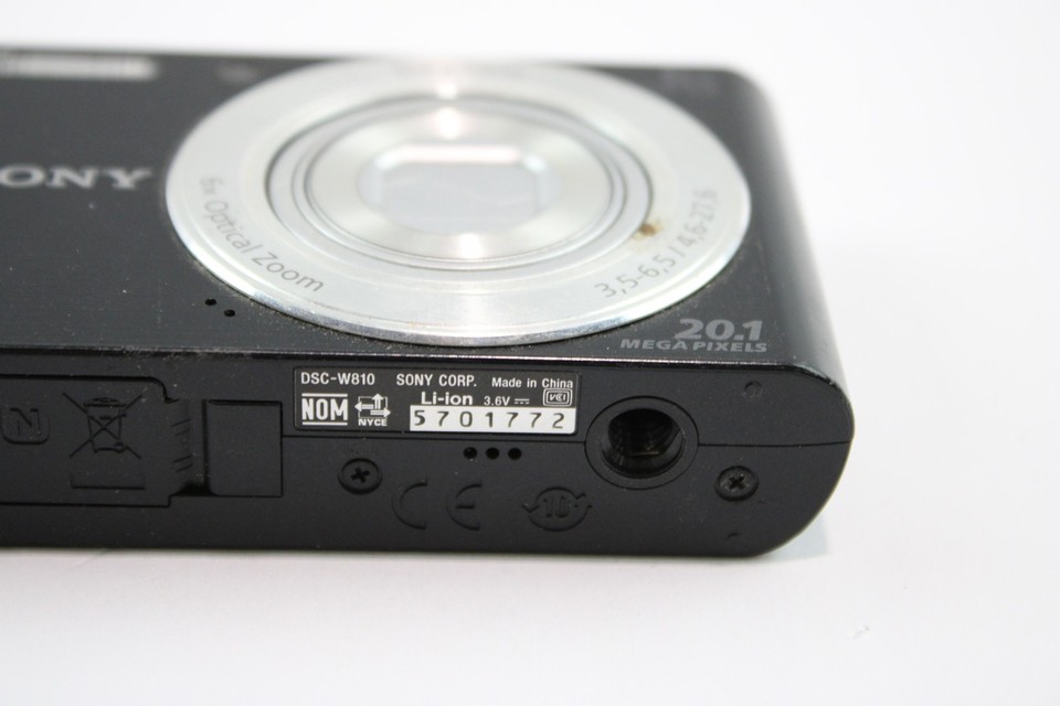 Sony Cybershot DSC-W810 Digital Compact Camera Working w/ Sony 6x Zoom ...