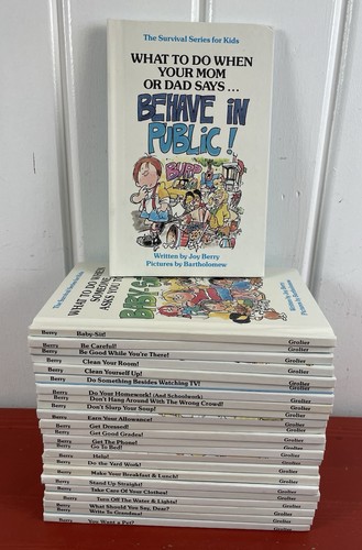 Set of 24 Vintage Survival Series for Kids HC Etiquette Books by Joy ...