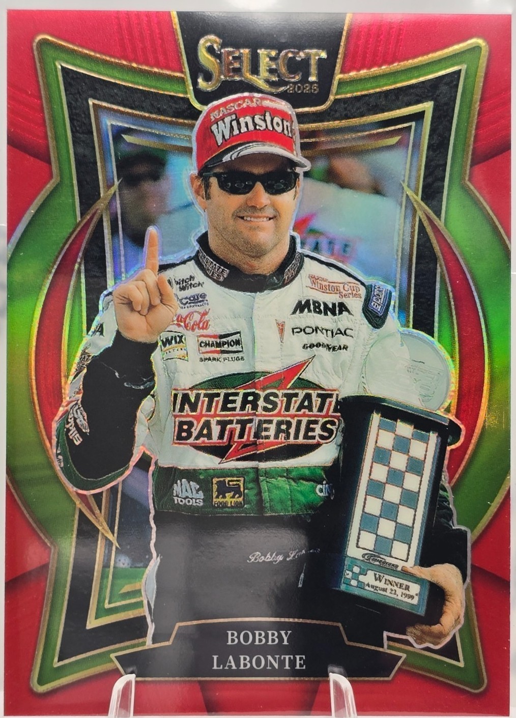 2025 Panini Select - Grandstand Bobby Labonte, Bobby Labonte #3 Red ...