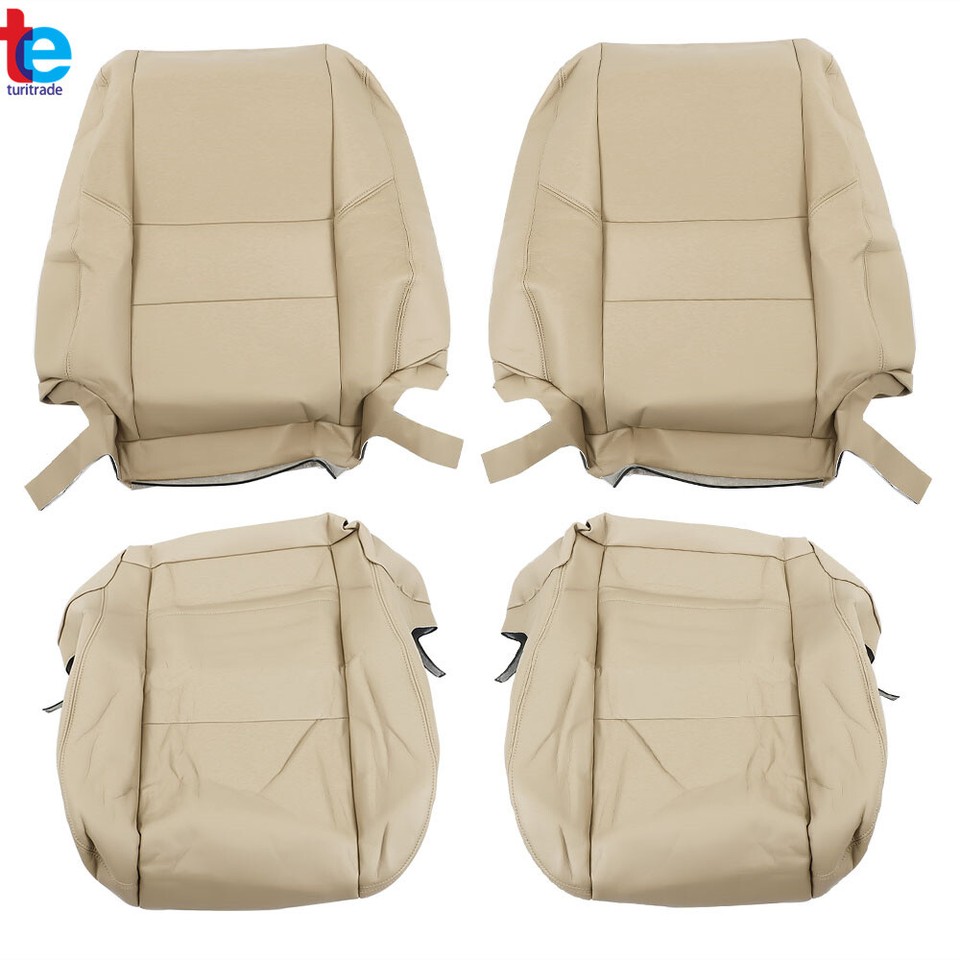 Seat Cover Driver & Passenger Bottom & Top Tan For Toyota Sequoia 2000 ...