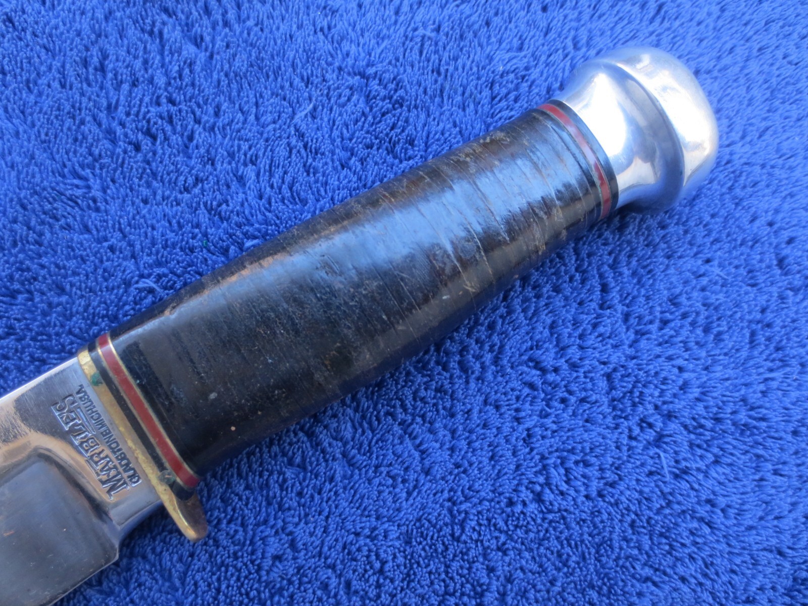 ORIGINAL VINTAGE MARBLE`S 10" BLADE LARGE DAGGER TRAILMAKER KNIFE AND ...