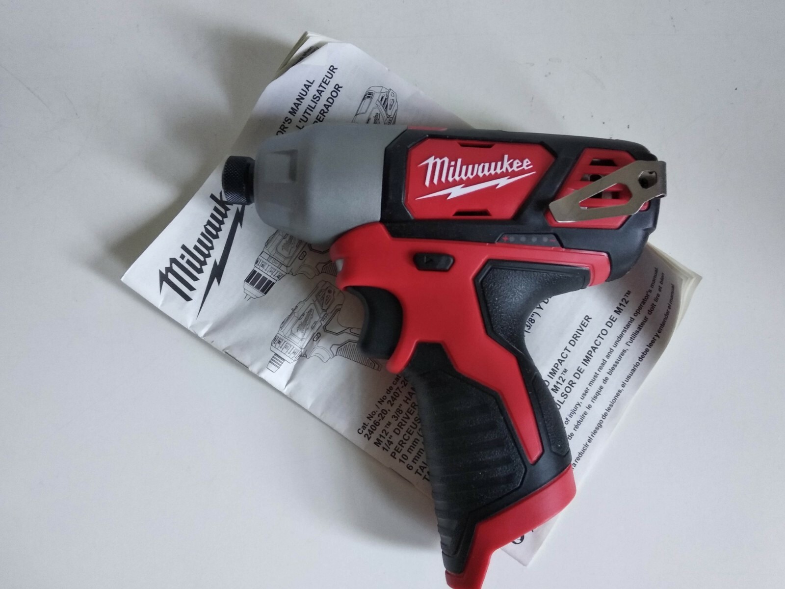 New Milwaukee M12 2462-20 12V Li-ion Impact Driver - Tool Only | eBay