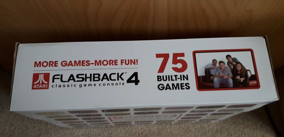 Atari Flashback 4 Classic Game Console 40th Anniversary Special Edition ...