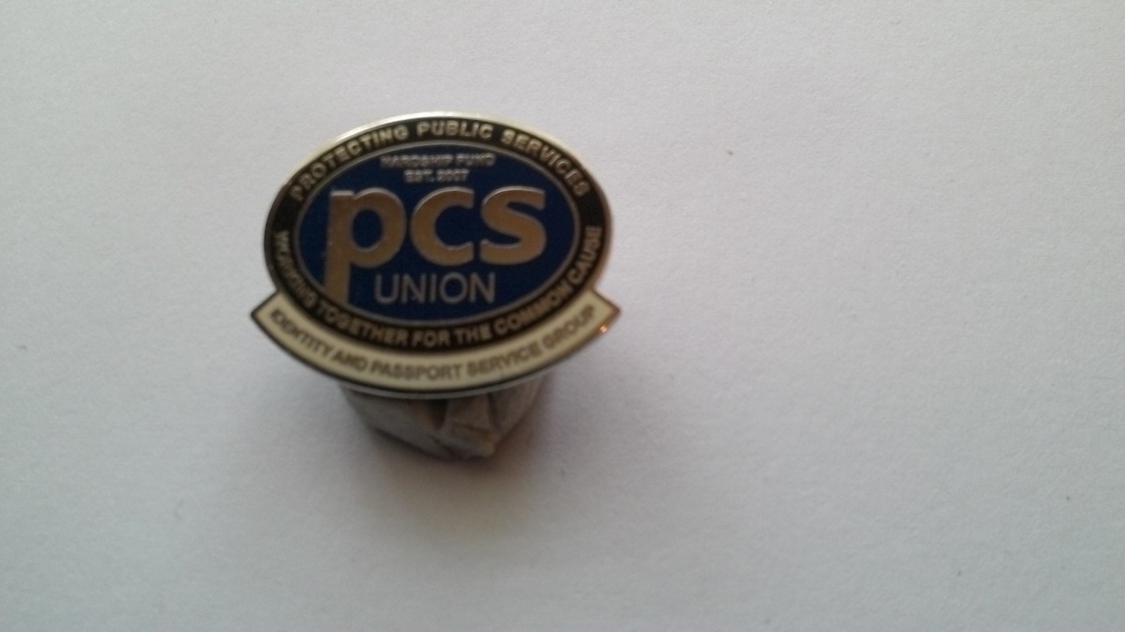 PASSPORT AGENCY HARDSHIP FUND TRADE UNION BADGE | eBay UK