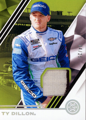 2020 PANINI CHRONICLES RACING TY DILLON SWATCHES RELIC CARD CS-TY 04/25 ...