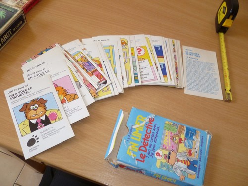 ( B13) JEU DE 36 CARTES FIN LIMIER LE DETECTIVE | eBay