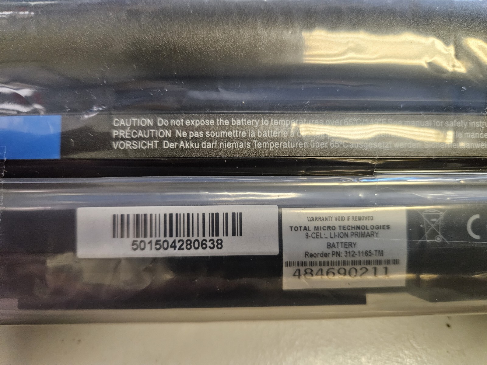 Total Micro 312-1165-TM Battery 11.1V 8700mAh for Dell Latitude ...