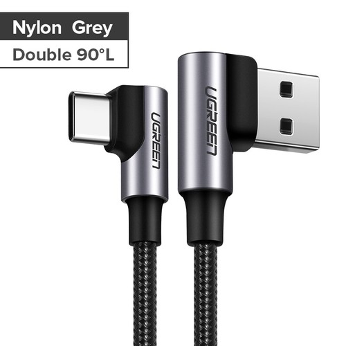 Ugreen USB Type C 90 Degree Angle Cable Data Sync and Fast Charge - 0 ...