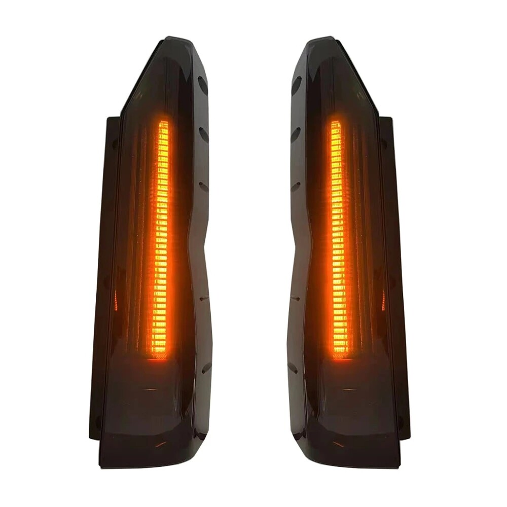 For Toyota Hiace 2020 2021 2022 LED Tail Lights Smoked Lights Start-up ...