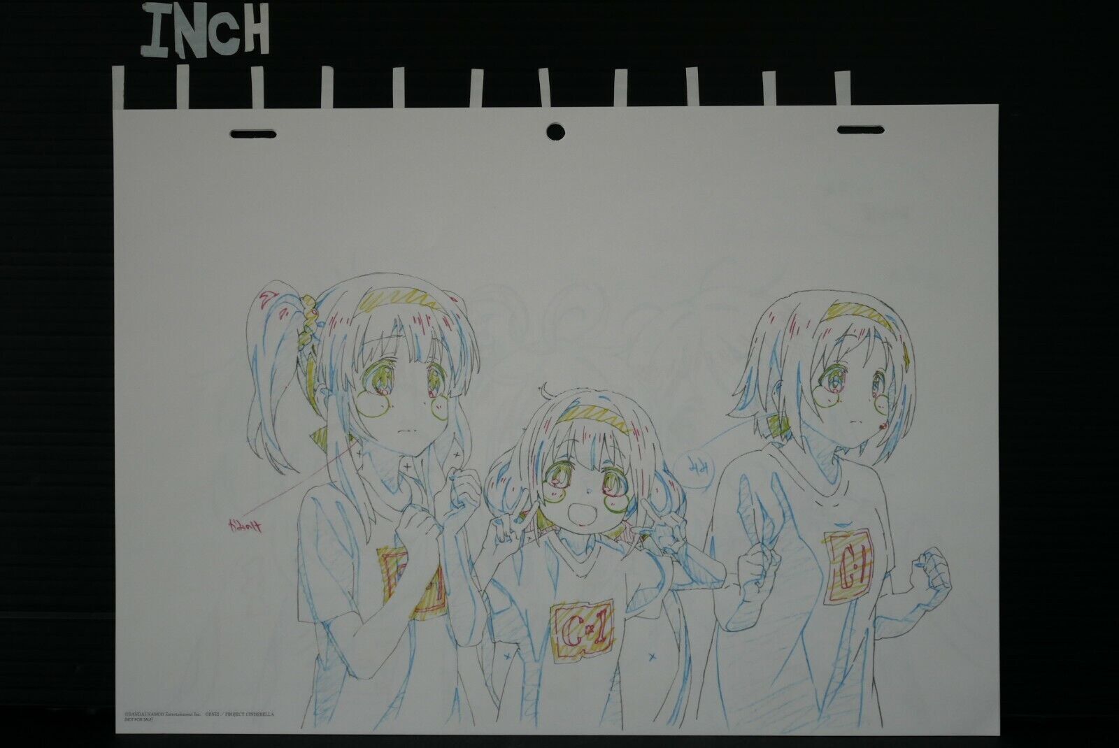 The Idolmaster Cinderella Girls Fukusei Genga Set (5 Paper & Case) ep ...