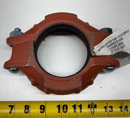 3" Victaulic Straight Transition Coupling Style 307 Ductile Iron ...