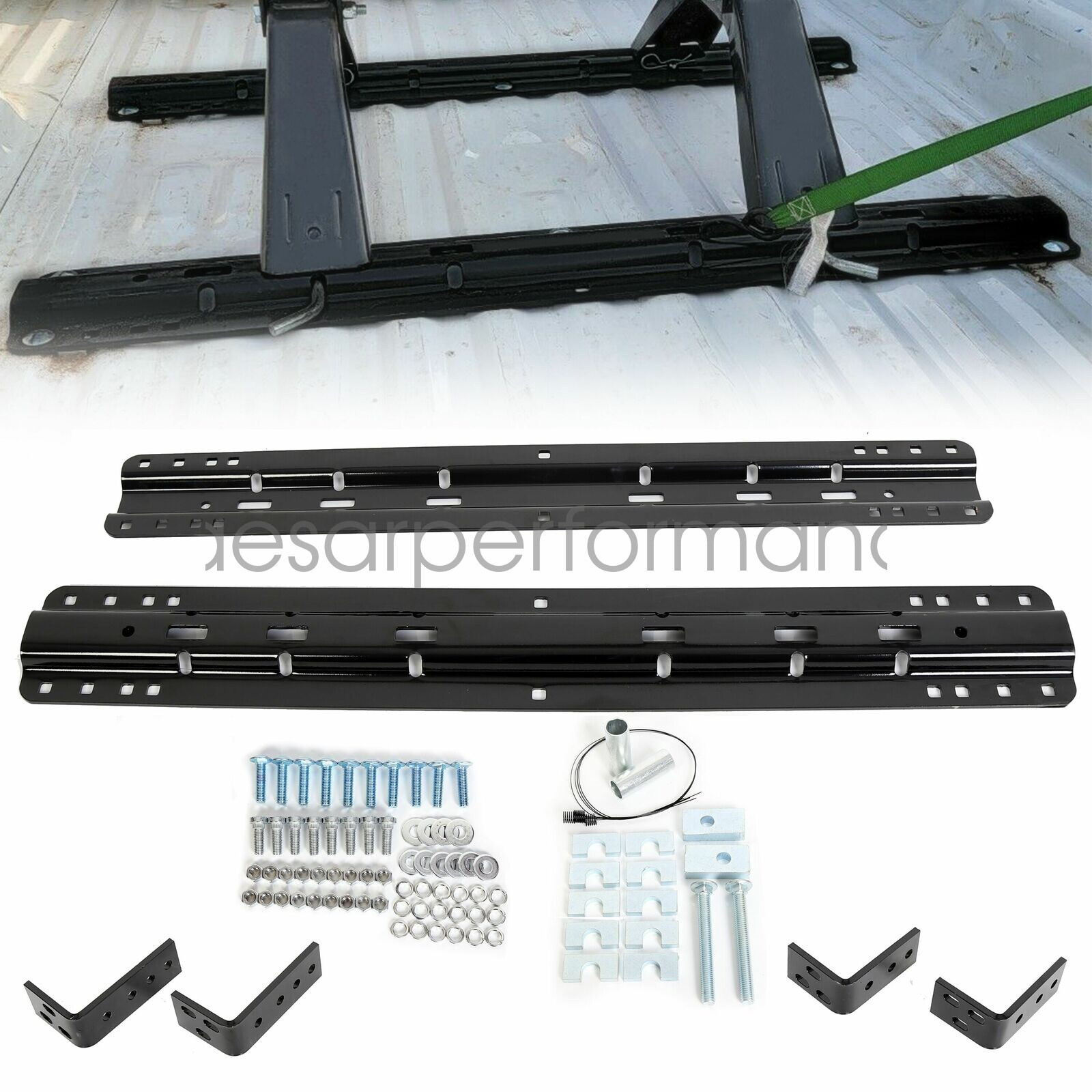 5th Wheel Mounting Rail Kit Trailer Hitch Mount Fit Reese Pro Series ...