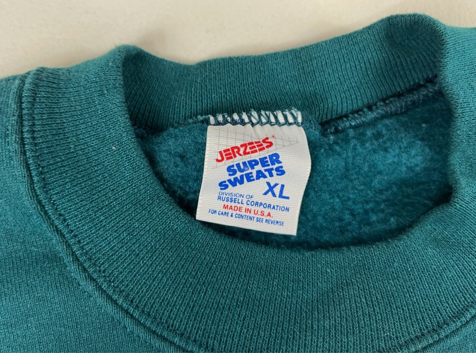 NOS Vintage 90s Jerzees La Jolla Calif. Crewneck Sweatshirt Made in USA ...