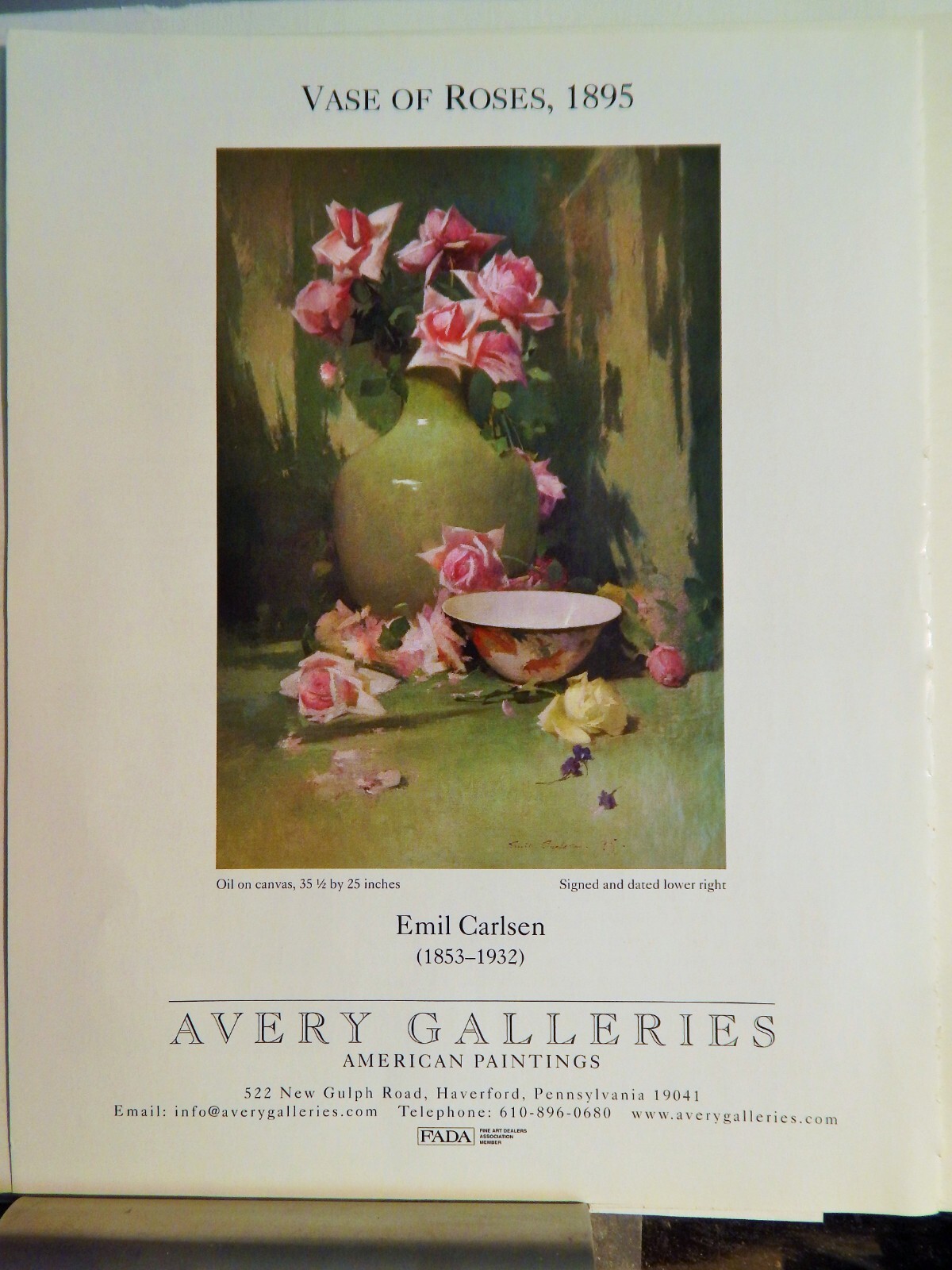 EMIL CARLSEN ART PIECES VTG ORIG 2006 ADVERTISEMENT | eBay